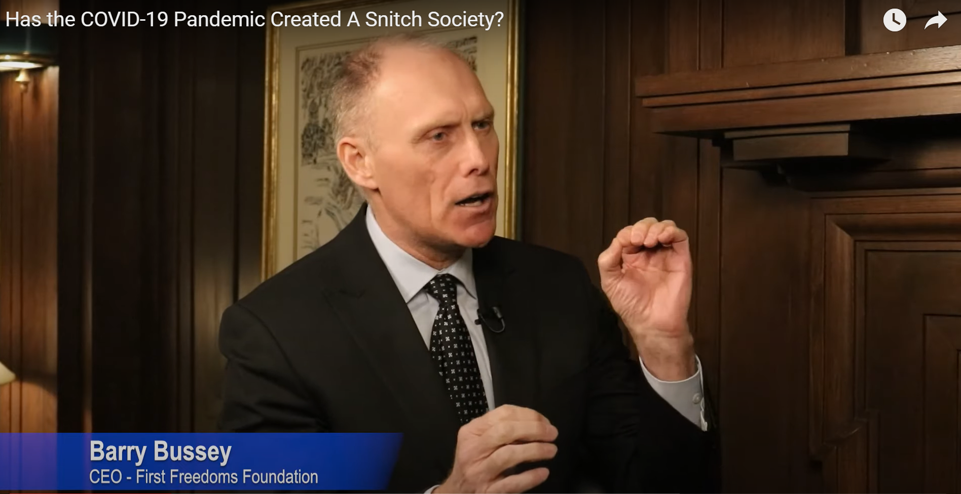 A Snitch Society: Barry W. Bussey on the LeDrew Three Minute Interview ...