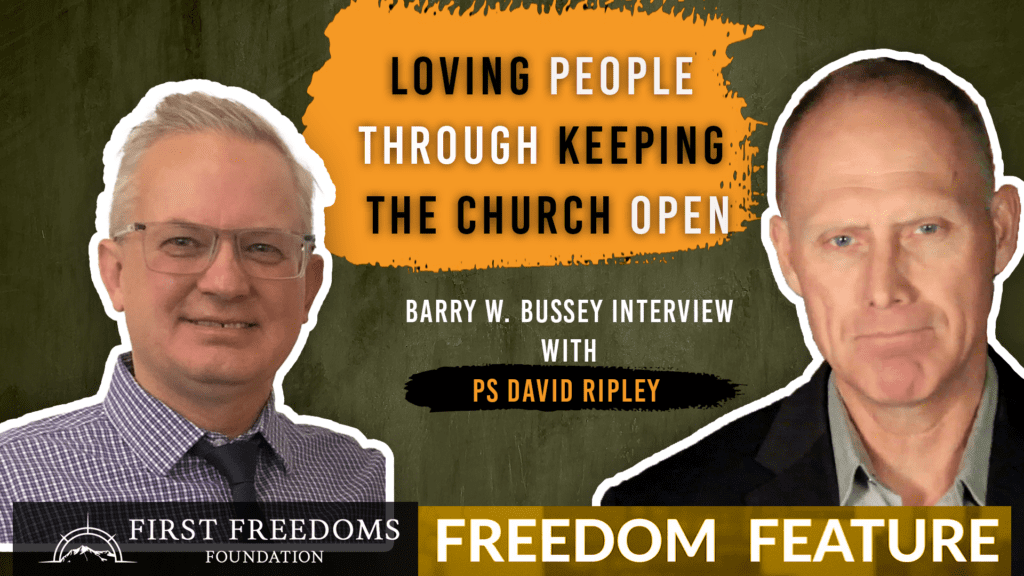 Loving People Through Keeping The Church Open – Interview With Pastor ...