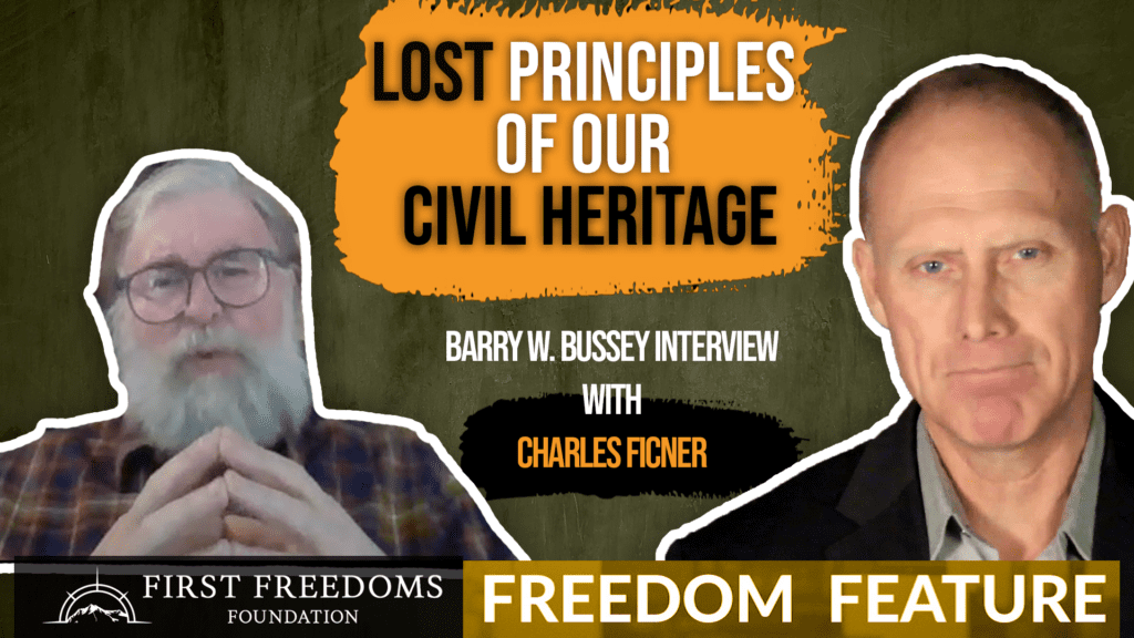 Lost Principles of our Civil Heritage – Interview with Charles Ficner ... Lost Principles of our Civil Heritage – Interview with Charles Ficner ...