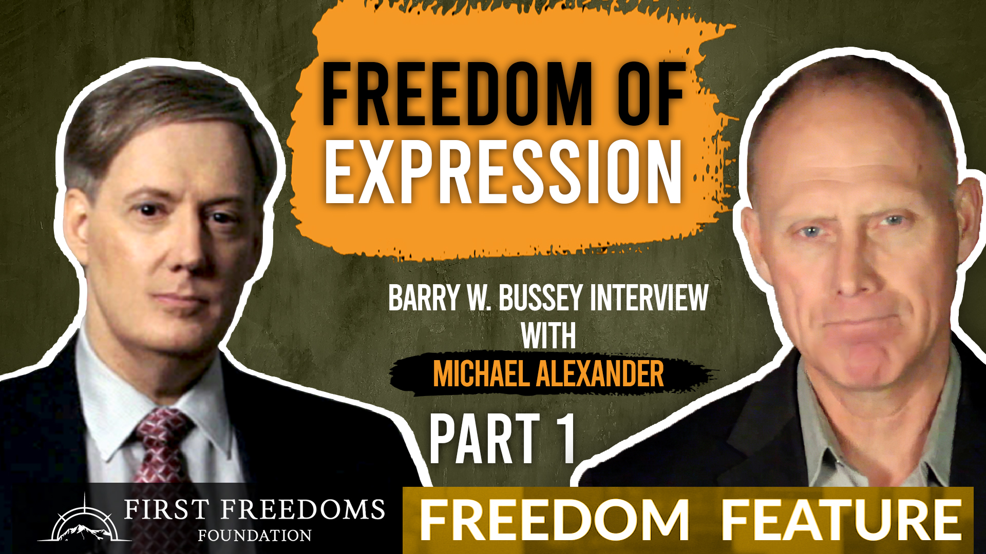 Part One: Freedom of Expression - Interview with Michael Alexander ...