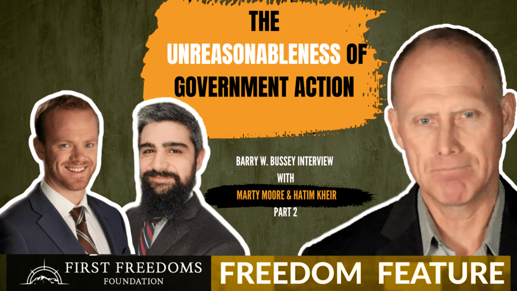 Part Two: The Unreasonableness of Government Action - Interview with ...