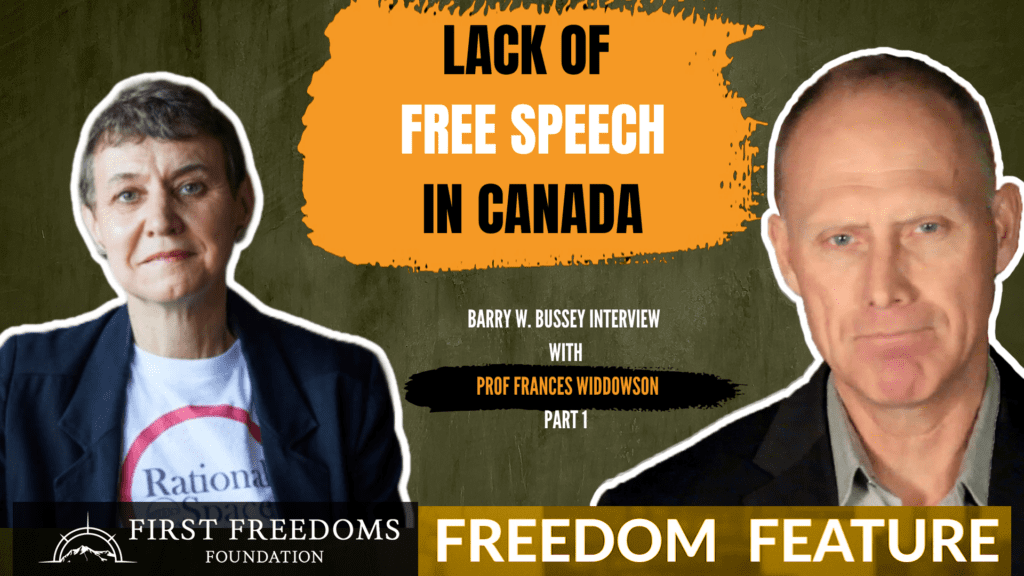 Part One: Lack of Free Speech in Canada - Interview with Frances ... Part One: Lack of Free Speech in Canada - Interview with Frances ...