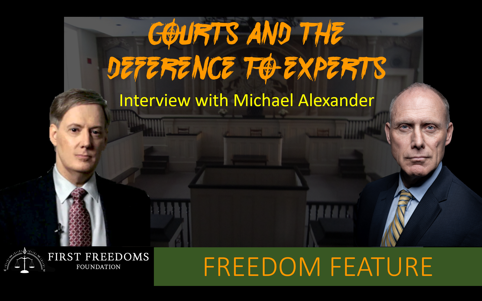 Courts and the Deference To Experts – Interview with Michael Alexander ...